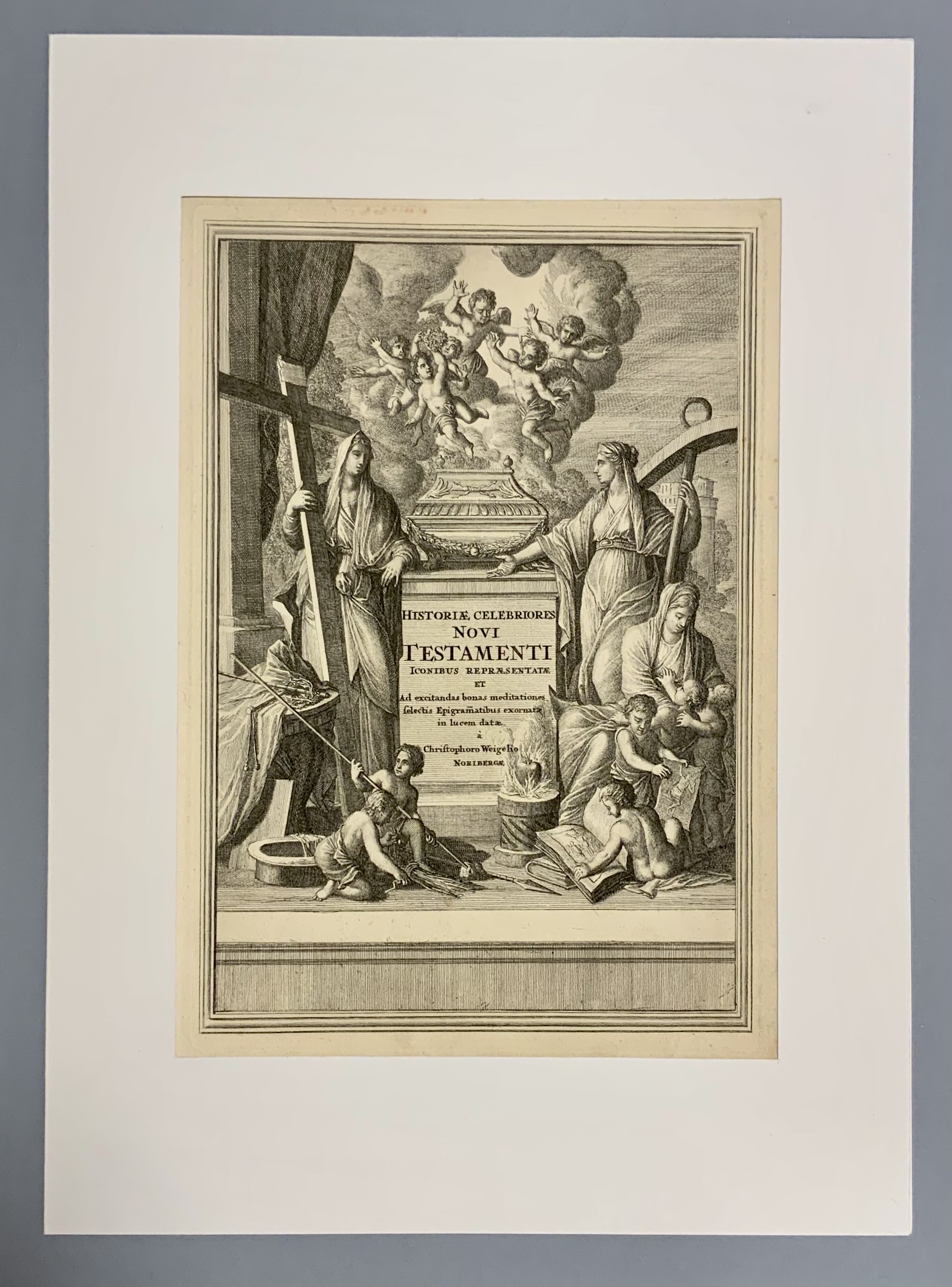 Mediryt - Historiae celebriores Veteris /Novi/ Testamenti (Titluný list ...